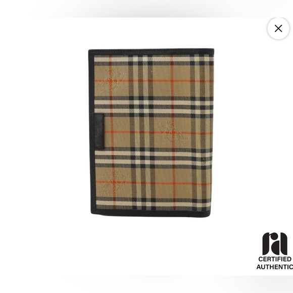 Burberry | Accessories | Burberry Nova Check Leathertrimmed Notebook ...